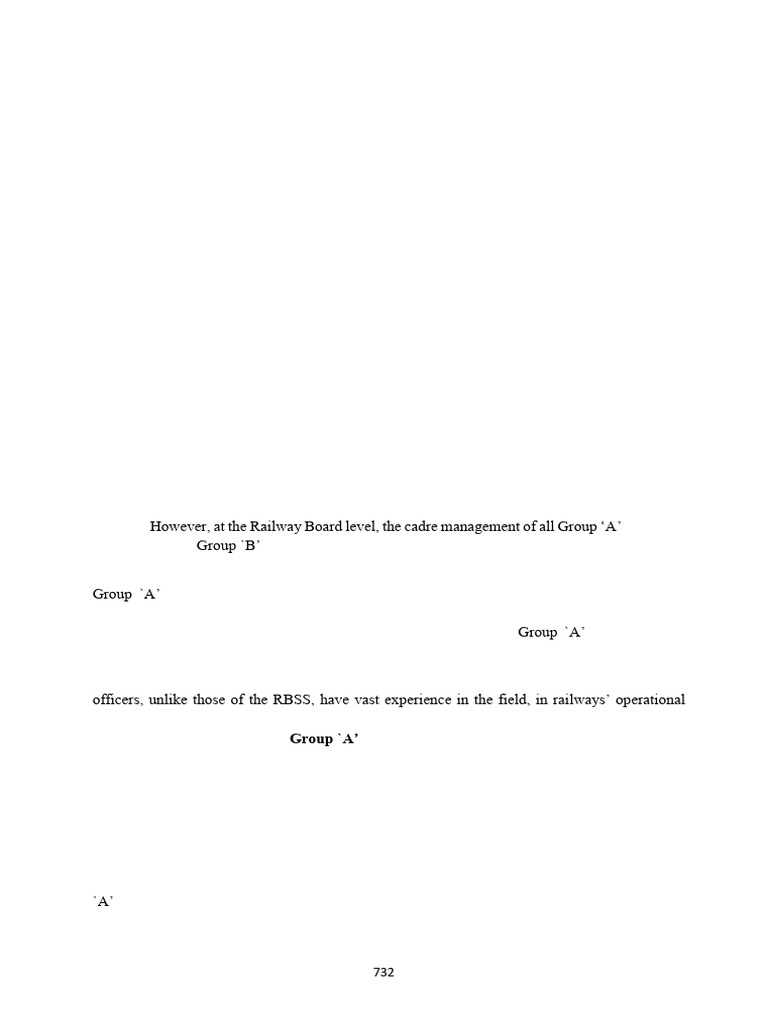 Cadre Overview 7th Pay Commission Report | PDF | Rail Transport ...