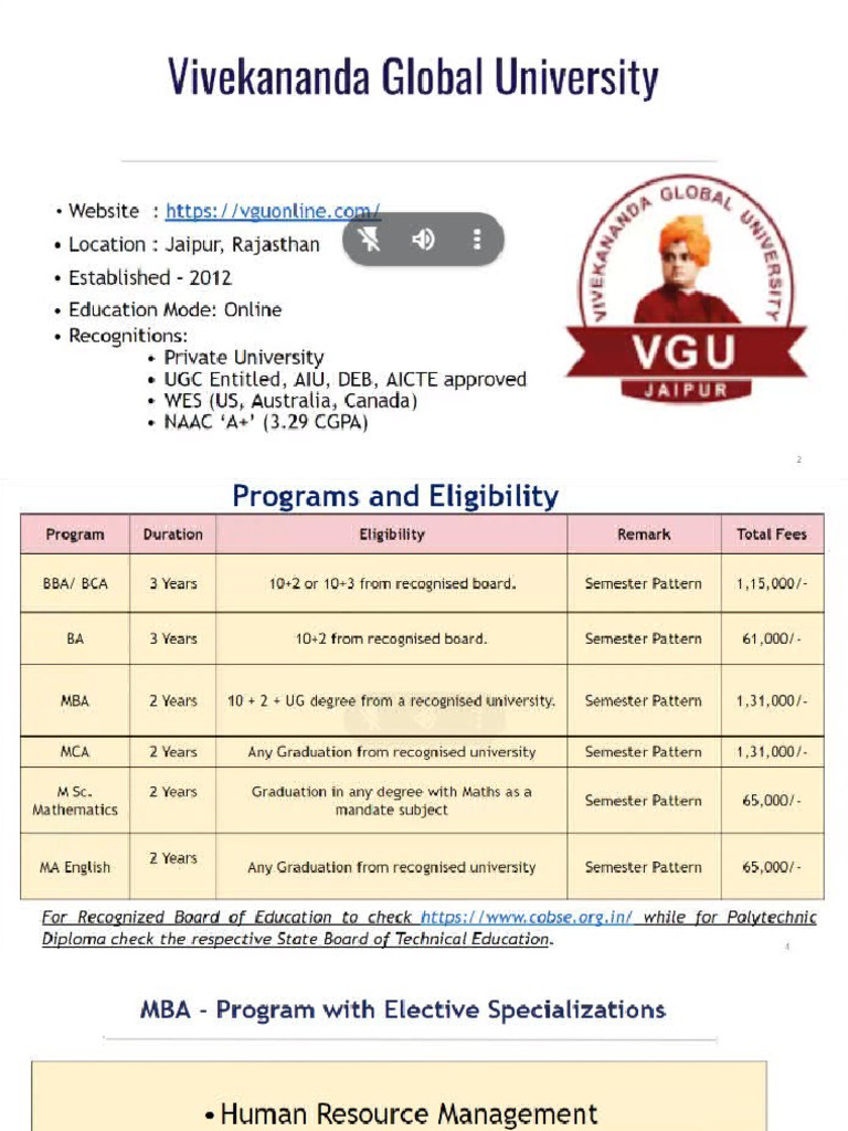 Vgu-ppt | Pdf