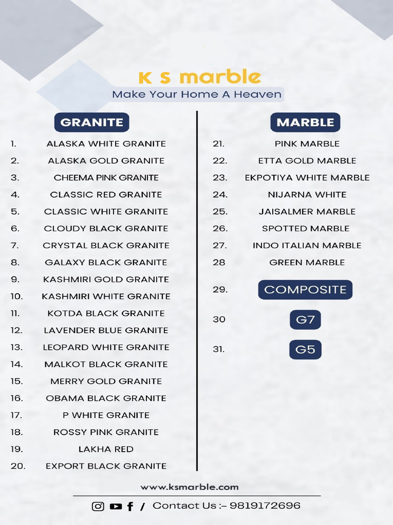 KS Marble | PDF