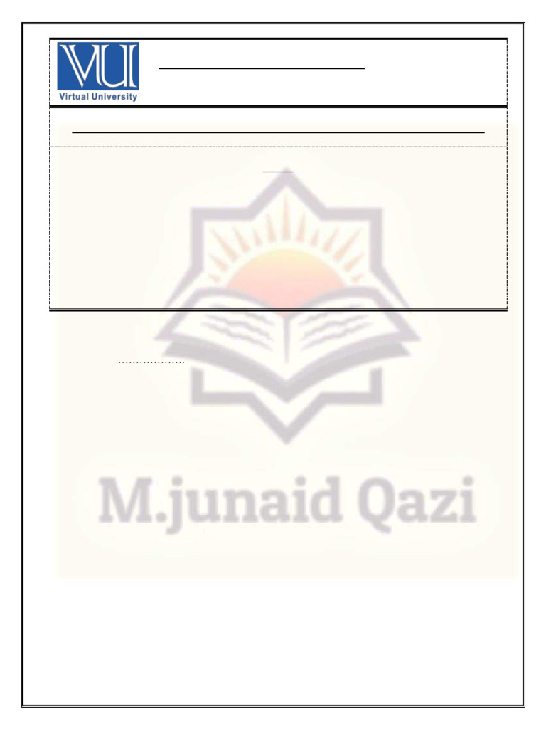 CS201 Assignment 1 Solution by M.junaid Qazi | PDF | Computer ...