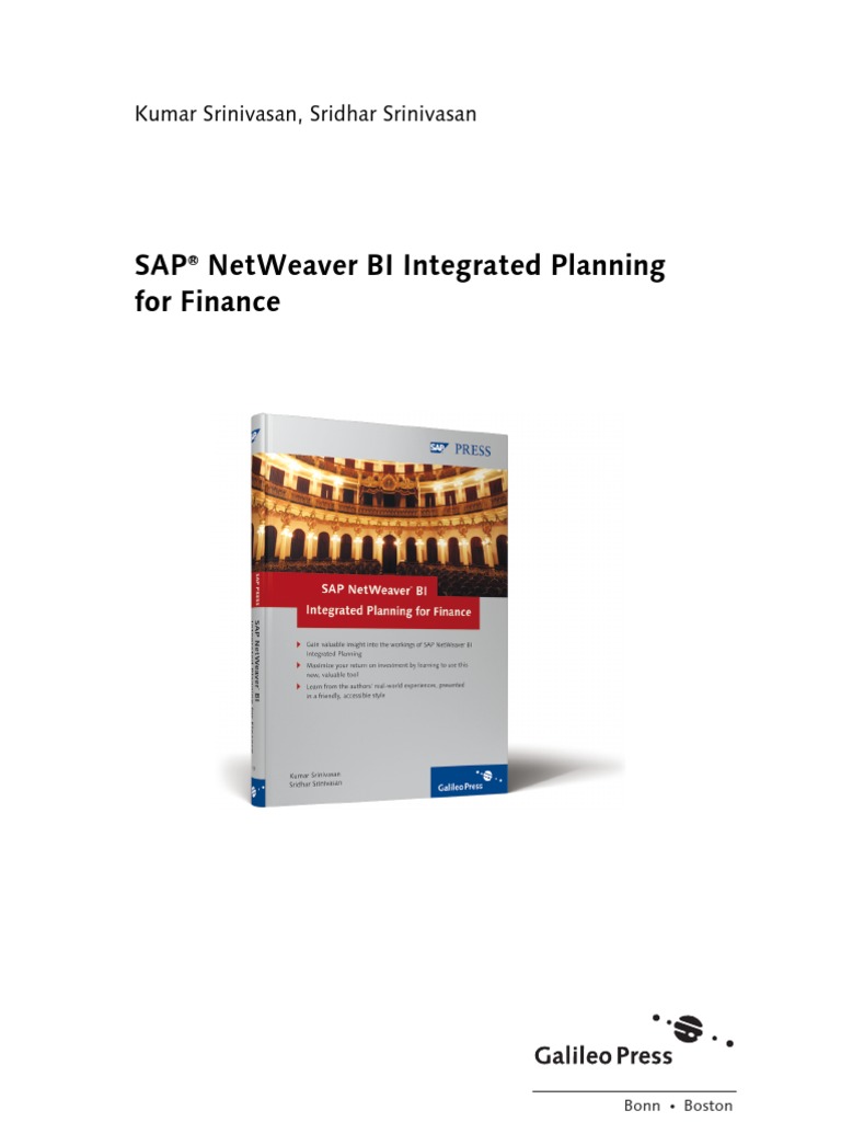 Sappress Netweaver Bi Integrated Plan | PDF | Business Intelligence | Microsoft Excel