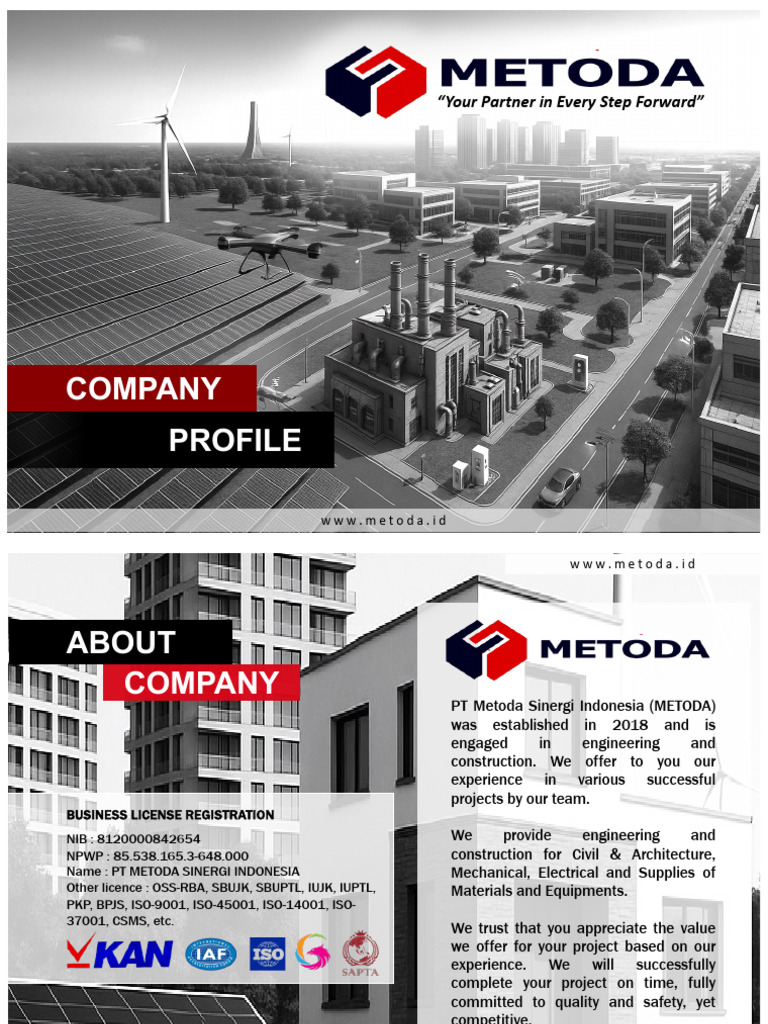 Company Profile Metoda 2025 | PDF | Occupational Safety And Health ...