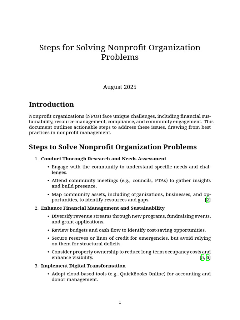How To Solve Npo Problem | PDF | Nonprofit Organization | Business