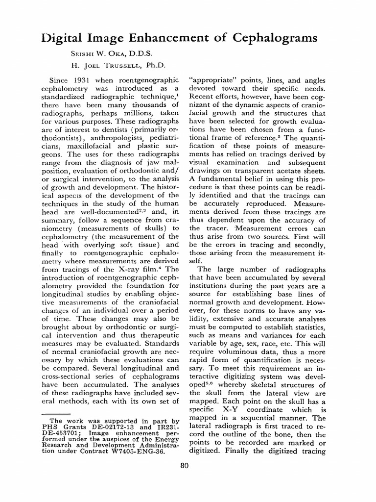 Digital Ceph Enhancement | PDF