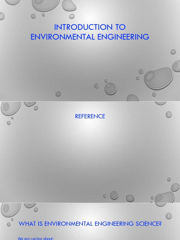 Introduction To Environmental Engineering | PDF | Air Pollution ...
