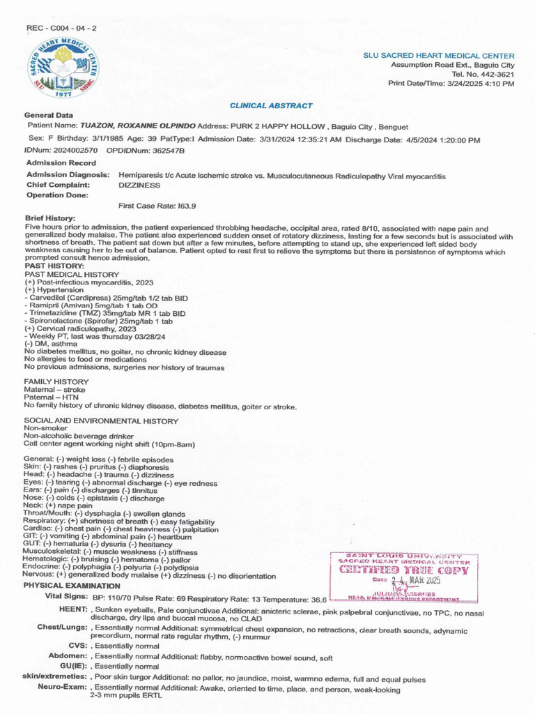Clinical Abstract S | PDF