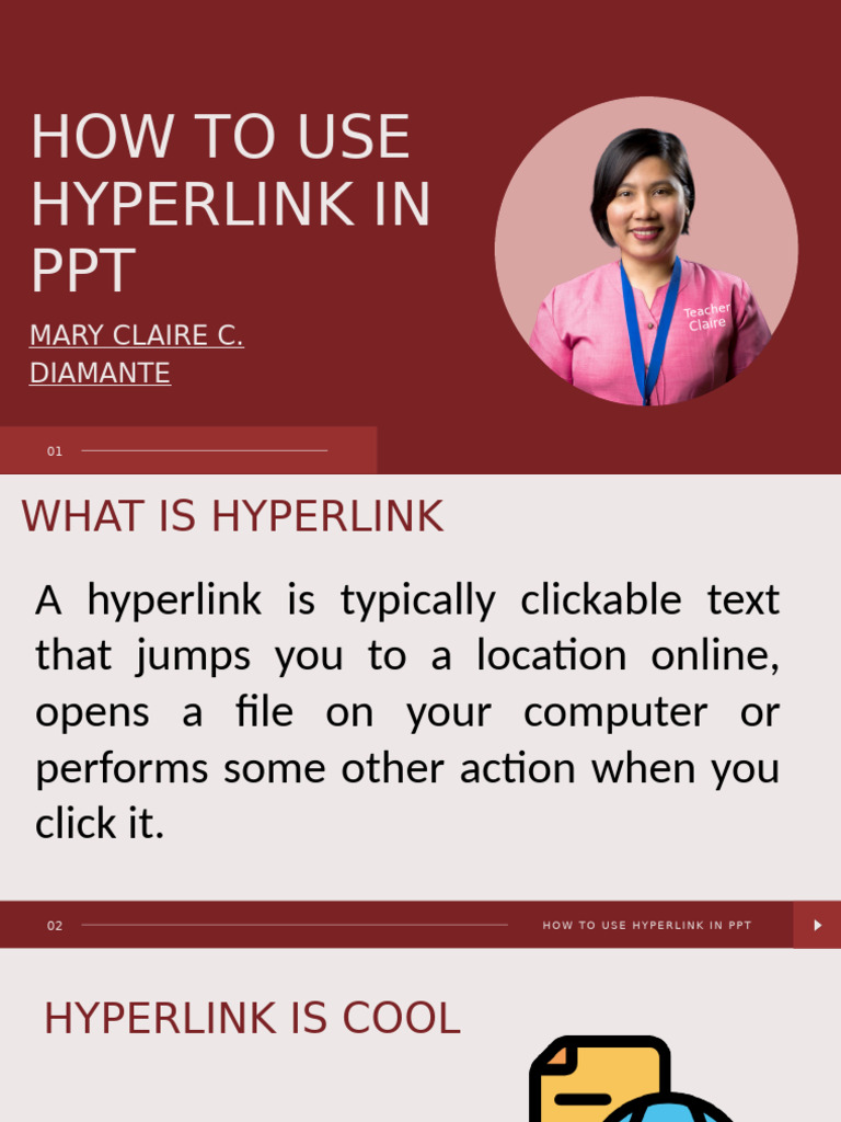4.how To Use Hyperlink in | PDF
