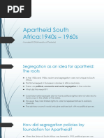 Segregation in South Africa During the 1920s and 1930s | PDF | Racial ...