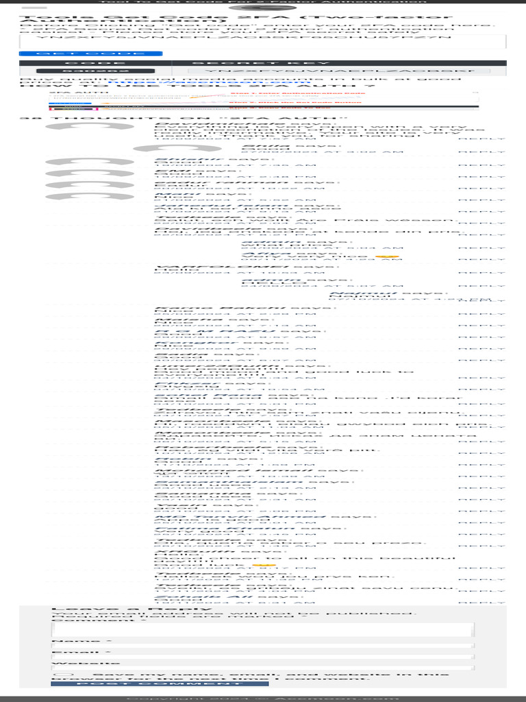 Get Code 2FA Auth Online, 2FA LIVE Quick New - Twofactor Auth 2 | PDF | Information Technology ...