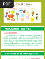 Macronutrients: Carbohydrates (CHO) Proteins (CHON) Fats | PDF | Diet ...