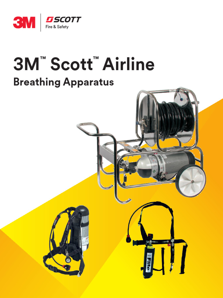 3M Scott SCBA Airline Brochure FV ForOfficeUse R1 | PDF | Breathing | Valve