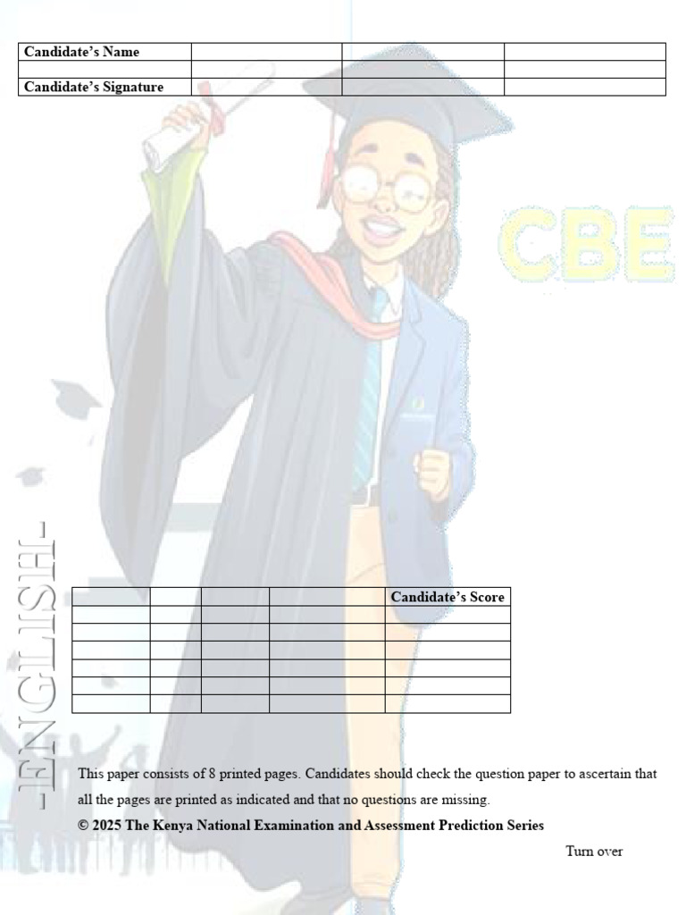 Grade 8 English Pp2 | PDF