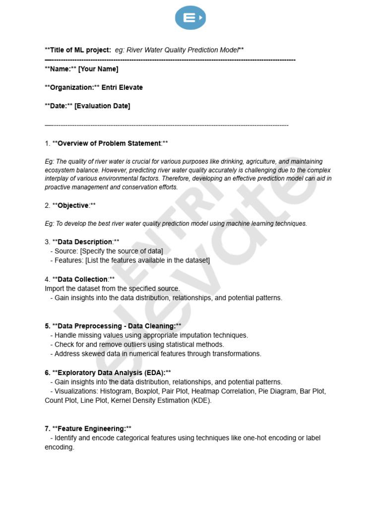 Capstone Roadmap | PDF | Machine Learning | Regression Analysis