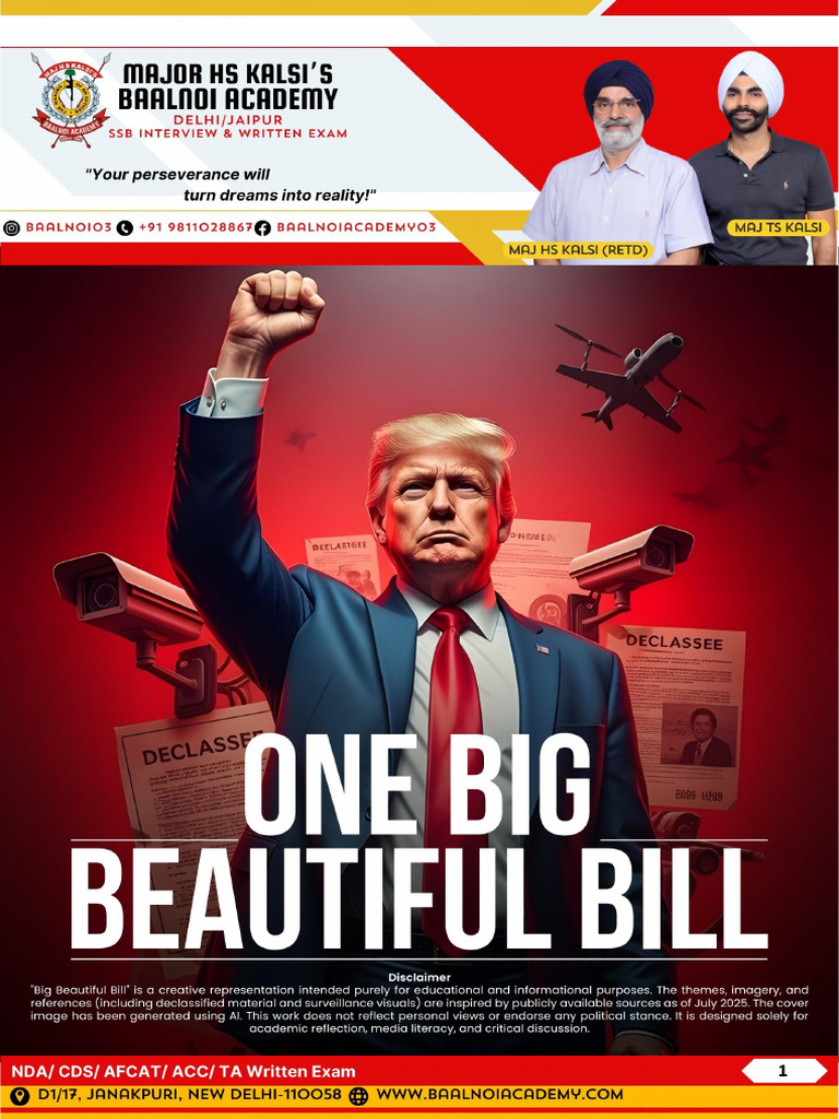 One Big Beautiful Bill Handout | PDF