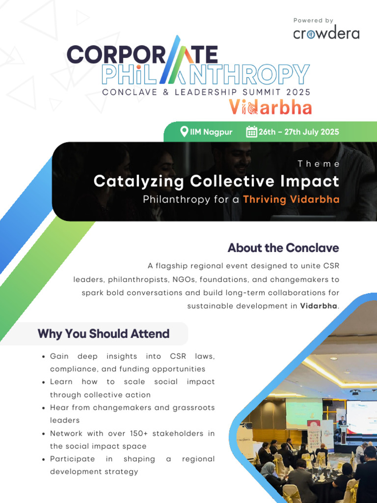 Corporate Philanthropy Conclave 2025 Vidarbha Brochure | PDF