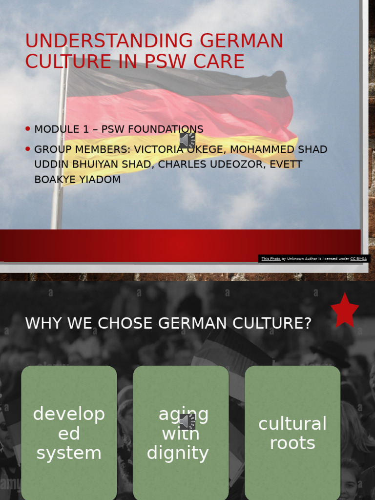 German Culture in PSW Care Module 1 | PDF