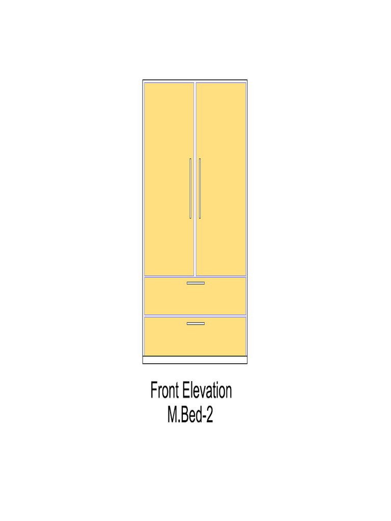 M.bed-2 (Front Elevation) | PDF