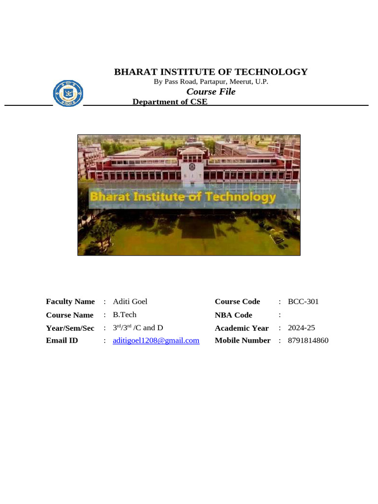B.Tech Cyber Security Course Overview | PDF | Security | Computer Security