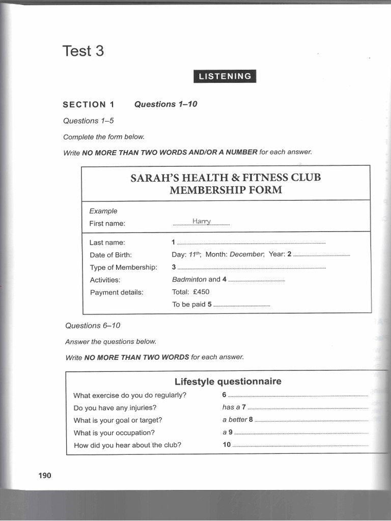 IELTS Practice Test 3 | PDF
