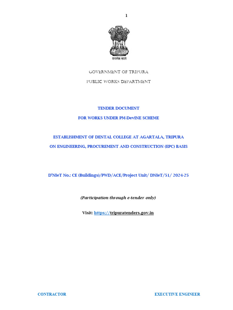 Tender Document | PDF | Taxes