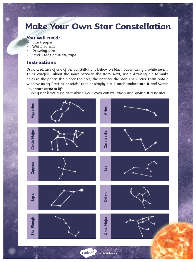 Star Constellation Craft | PDF