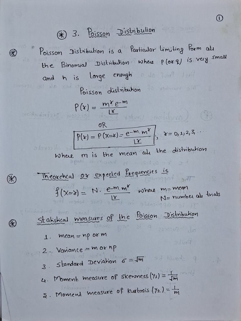 Understanding Poisson's Distribution | PDF | Descriptive Statistics ...