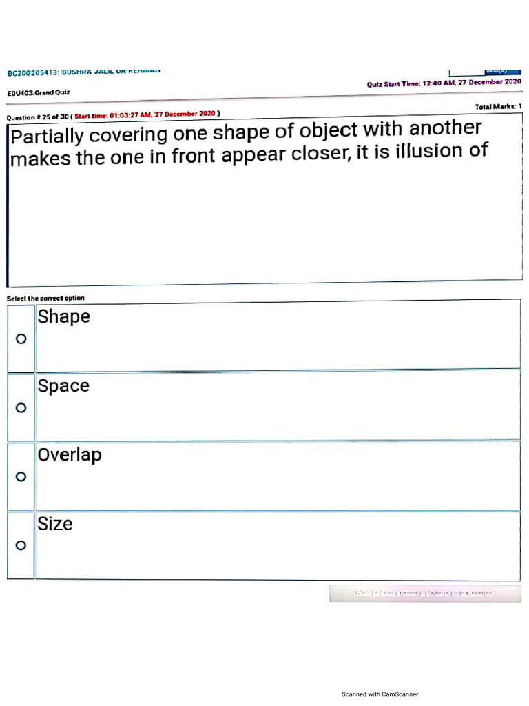 Edu403 Grand Quiz File. | PDF