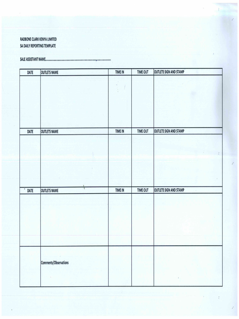 Sa Template | PDF