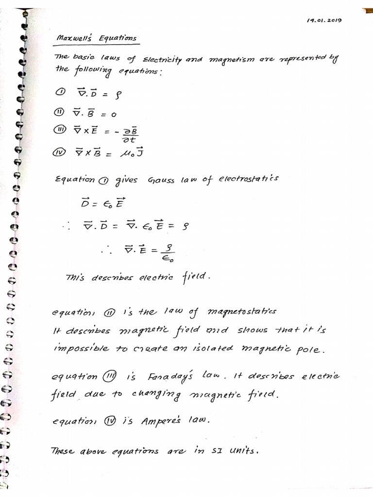 Classical Electrodynamics Notes | PDF