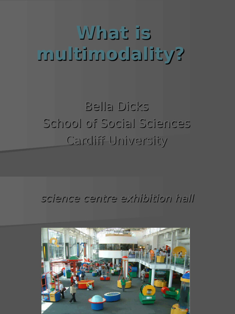 What Is Multimodality | PDF | Human Communication