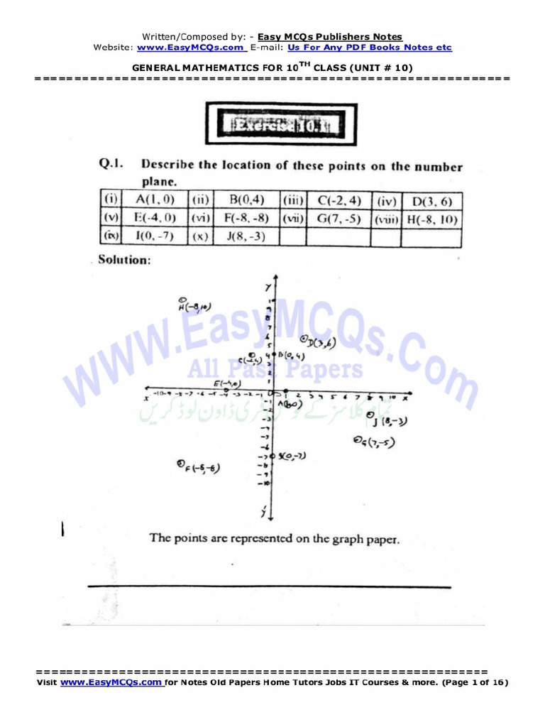 General Mathematics 10th Chapter 10 | PDF