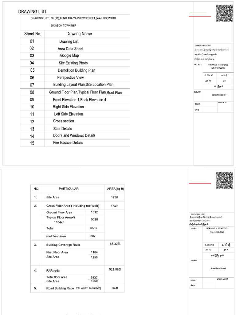 2-U Mar Mat, Aung Tha Phew Street, Dawbon, - 1705327671 | PDF