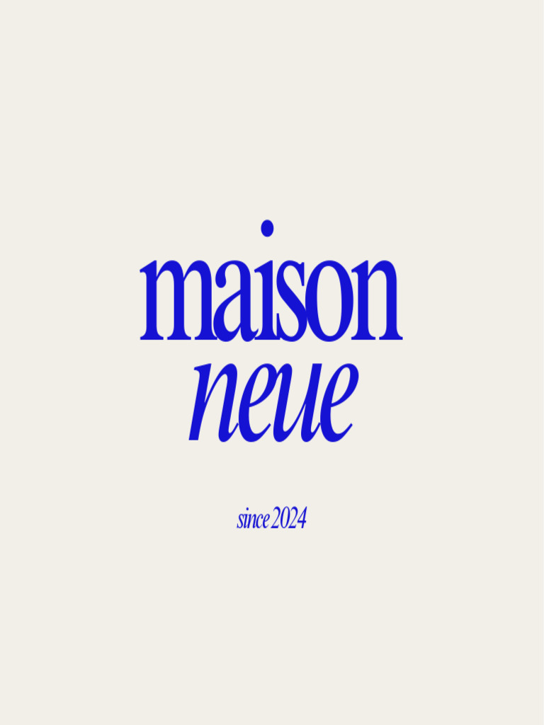 Beige and Cobalt Modern Retro Logo | PDF