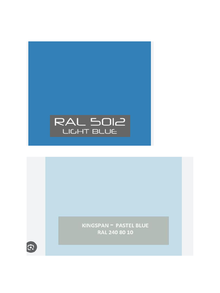 Ral NUMBERS For Building Painting | PDF
