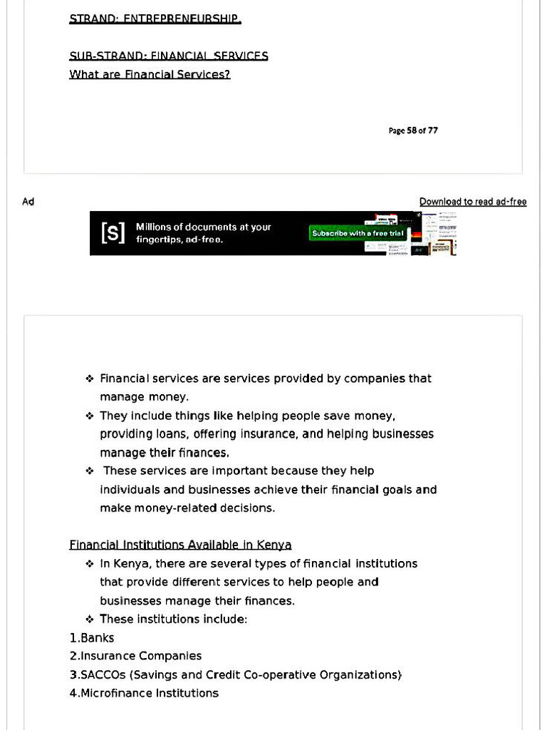 Entrepreneurship Notes Grade 9 | PDF