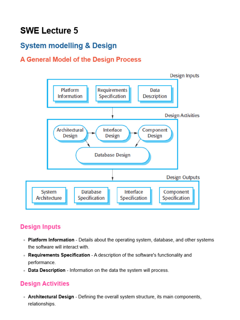 SWE Lecture 5 | PDF | Use Case | System