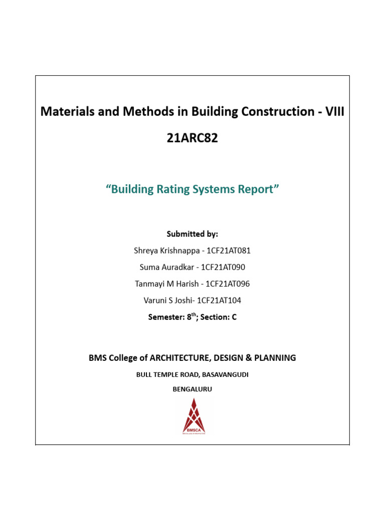 Igbc BC Report | PDF | Green Building | Efficient Energy Use