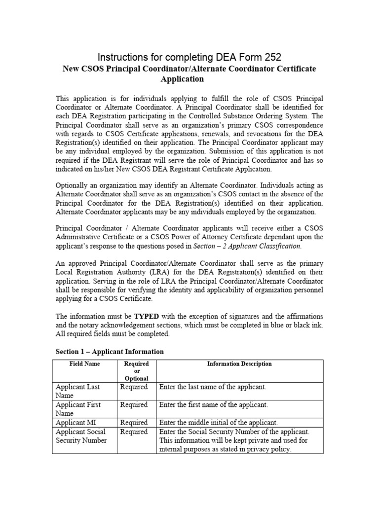 CSOS Coordinator Certificate Application Guide | PDF | Identity ...