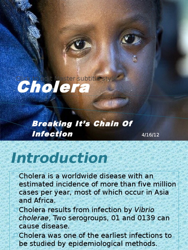 Cholera: Breaking It's Chain of Infection | PDF | Cholera | Hygiene