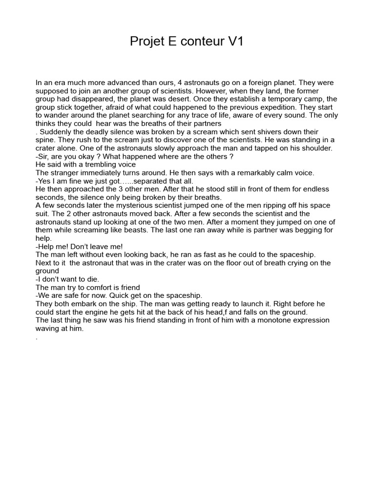 English Horror Story | PDF