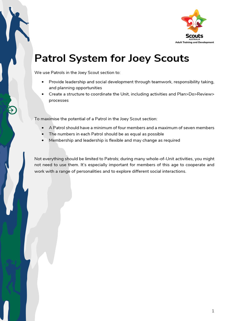 Patrol System in Scouting Sections | PDF | Scouting | Leadership