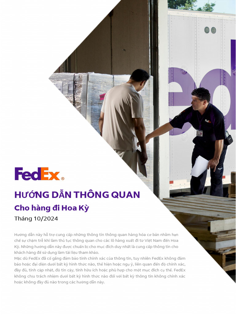 Fedex Customs Clearance Guide To Us Vi VN | PDF