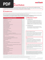 Medibank Essential Extras 75 Overview | PDF | Health Care | Social Programs