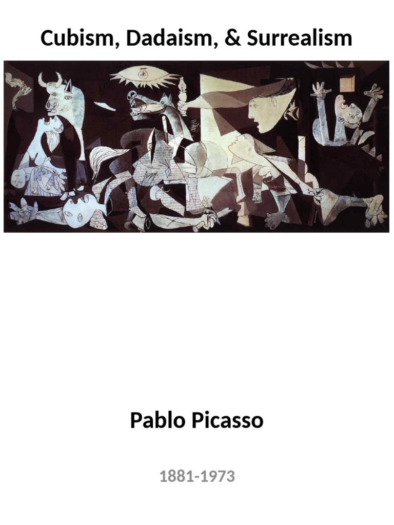 Cubism, Dadaism, and Surrealism Overview | PDF | Pablo Picasso ...
