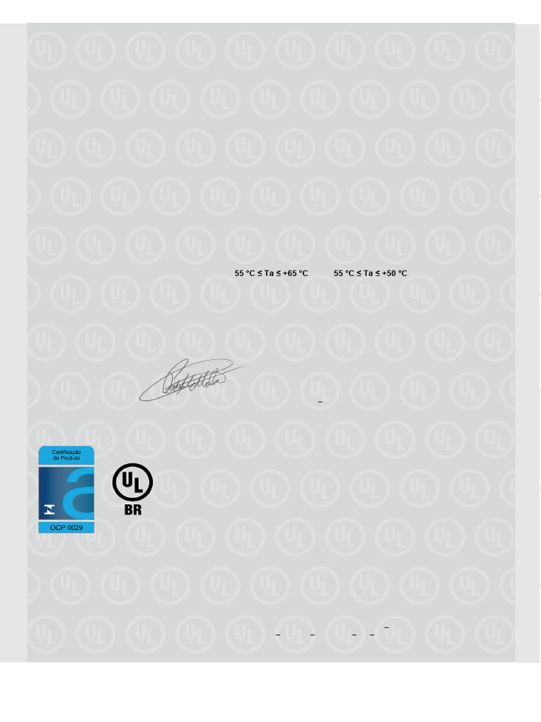Certificado OCP-0029 para Alarme Xenon | PDF | Eletricidade