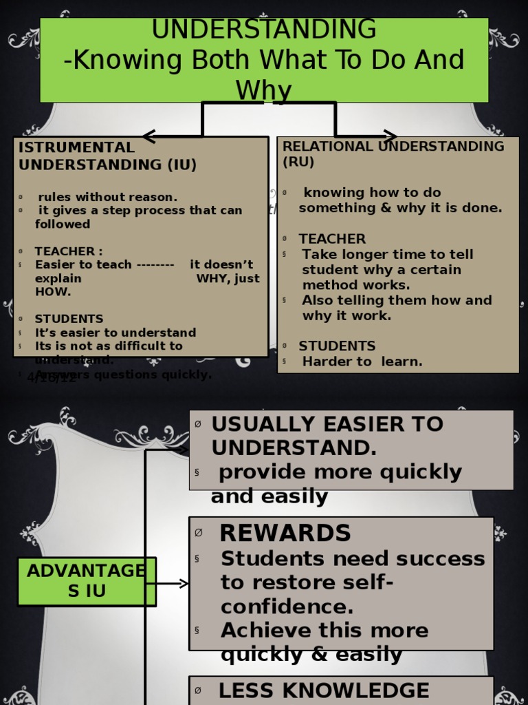 Understanding Instrumental vs Relational Learning | PDF | Career & Growth | Self-Improvement