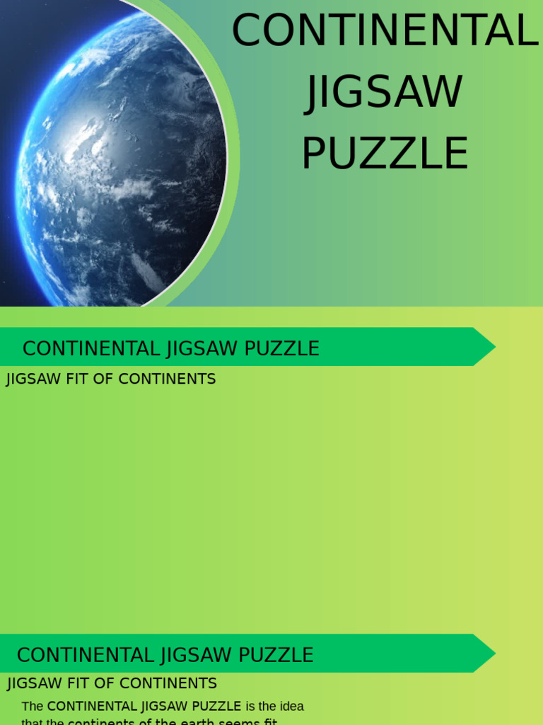 Continental Jigsaw Puzzle 20250728 161220 0000 | PDF | Plate Tectonics ...