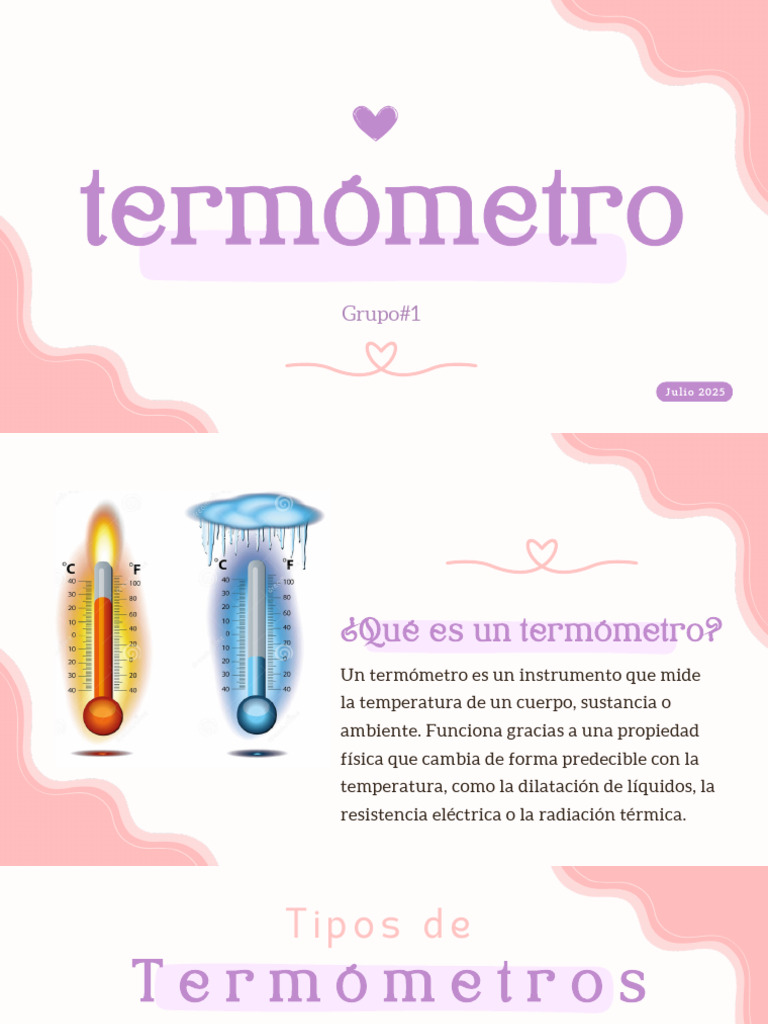 El Termómetro | PDF | Termómetro | Temperatura