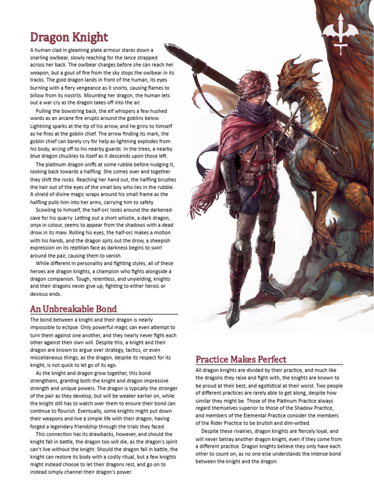 Dragon Knight v8 - GM Binder | PDF | Dragon | D20 System