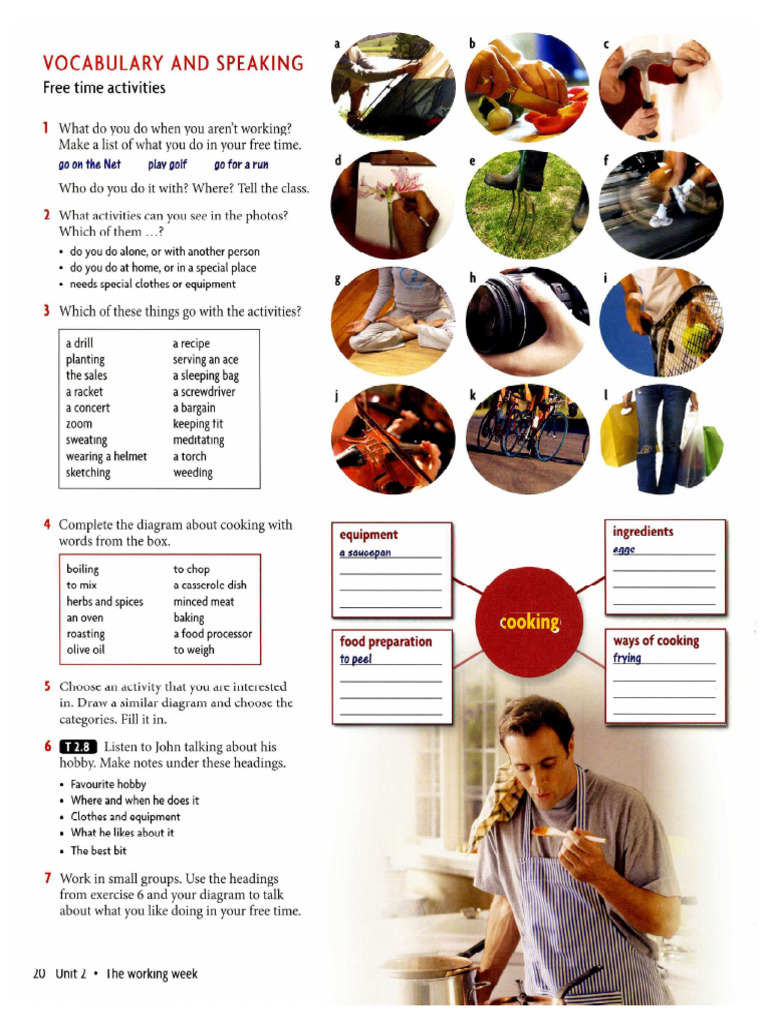 Free Time Activities | PDF